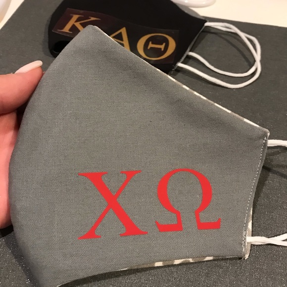 Accessories | Custom Sororityfrat Wedding Monogram Masks | Poshmark